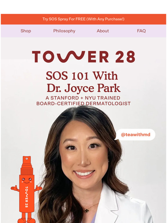 Tower 28 Beauty: Dr. Joyce Park Will See You Soon 🩺 | Milled