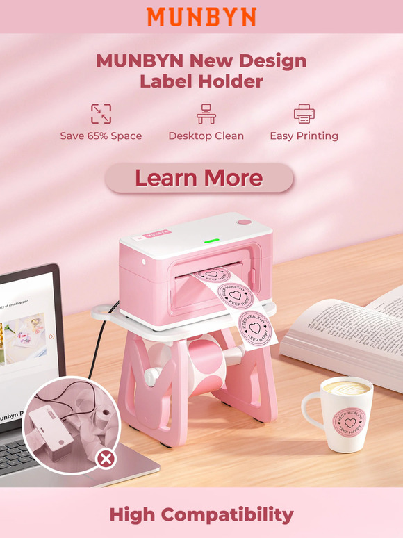 Munbyn: MUNBYN The New 3 in 1 Printer Holder is now available! Check ...