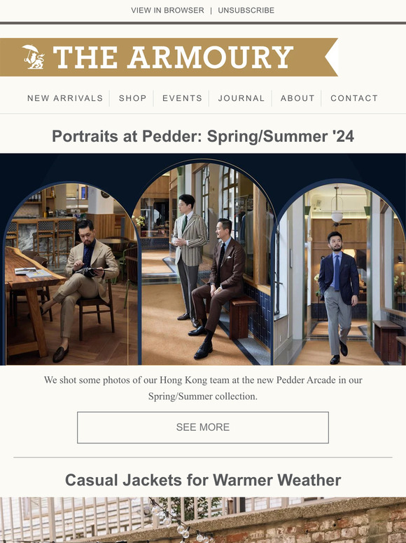 The Armoury: The Armoury’s Spring/Summer 2024 Lookbook | Shop New ...
