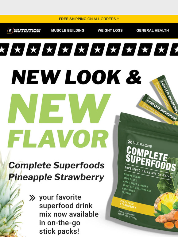 5 Star Nutrition: NEW | Complete Superfoods Stick-Packs | Milled