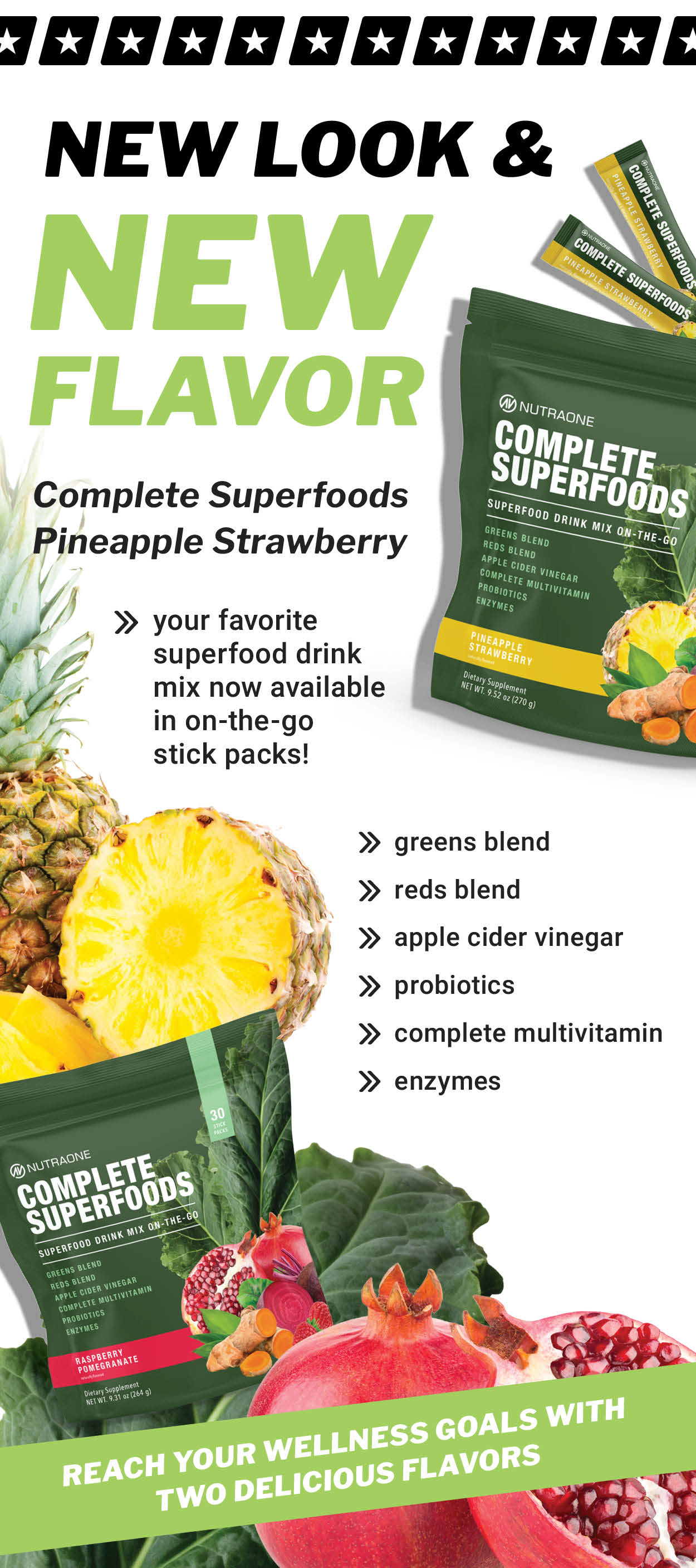 5 Star Nutrition: NEW | Complete Superfoods Stick-Packs | Milled