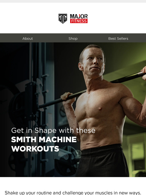 Major Fitness: Try These Smith Machine Workouts 💪 | Milled