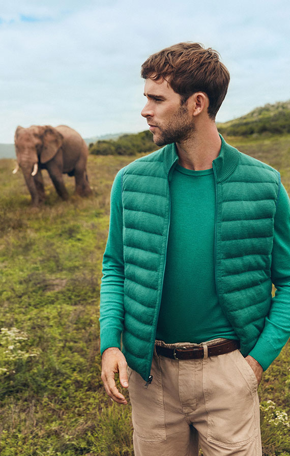 Falconeri: Cashmere Reversible Down Jacket | Milled