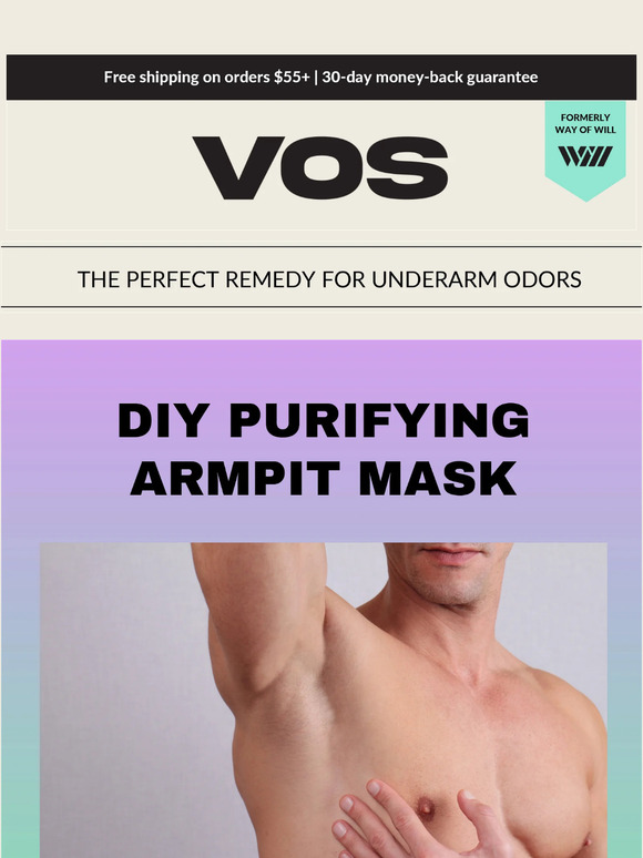 VOS Body: 3-Ingredient Purifying Armpit Mask | Milled