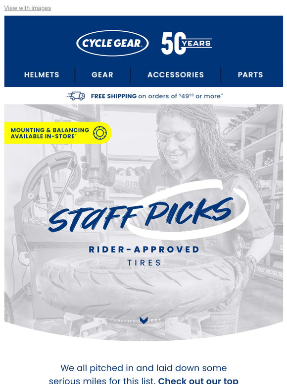 Cycle Gear: Staff Picks: Tires Edition | Milled