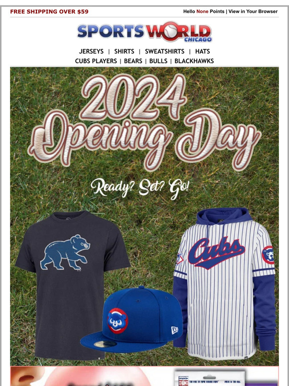 Sports World: 🚩 FINALLY: Chicago Cubs 2024 Opening Day is Here + Coupon ...