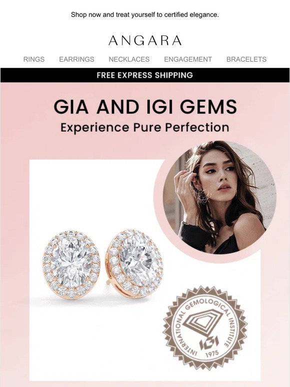Angara: GIA & IGI-Certified Gems: Pure Perfection ️ | Milled
