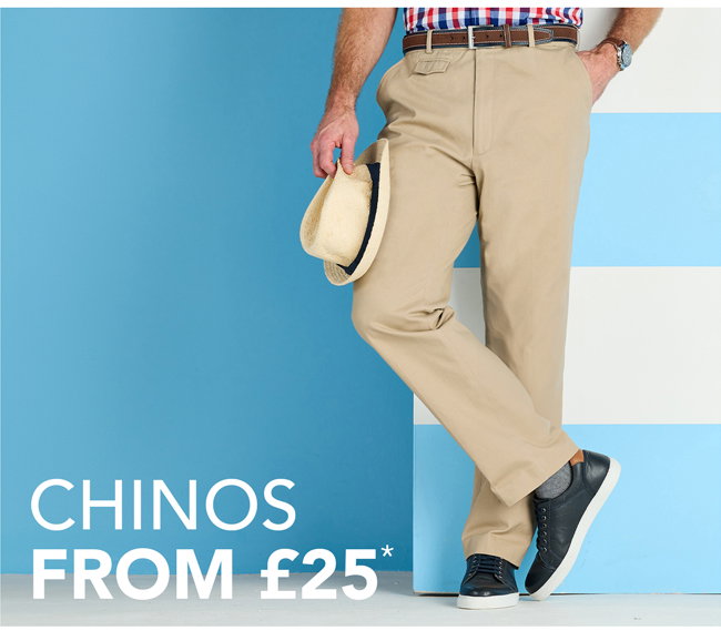 Chums: Our Bestselling Chinos from £25 | Milled