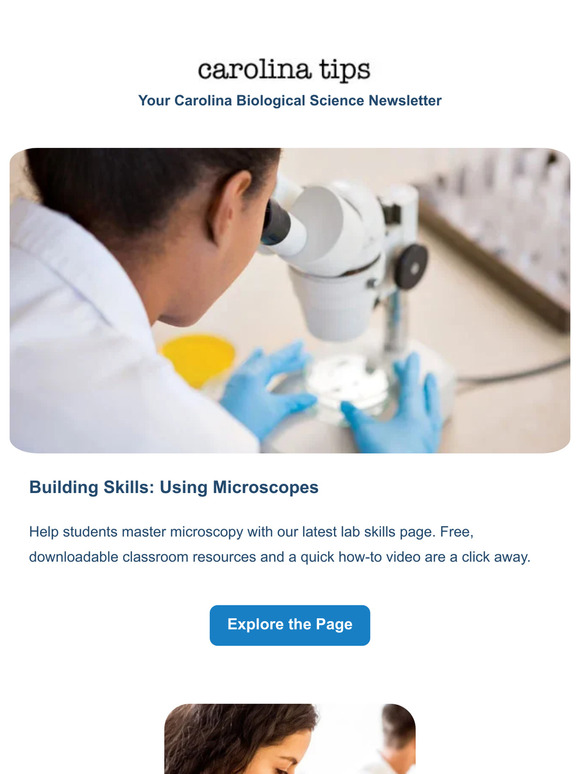 Carolina: Microscope skills | Assistive technology | Shmoo video | Eye ...