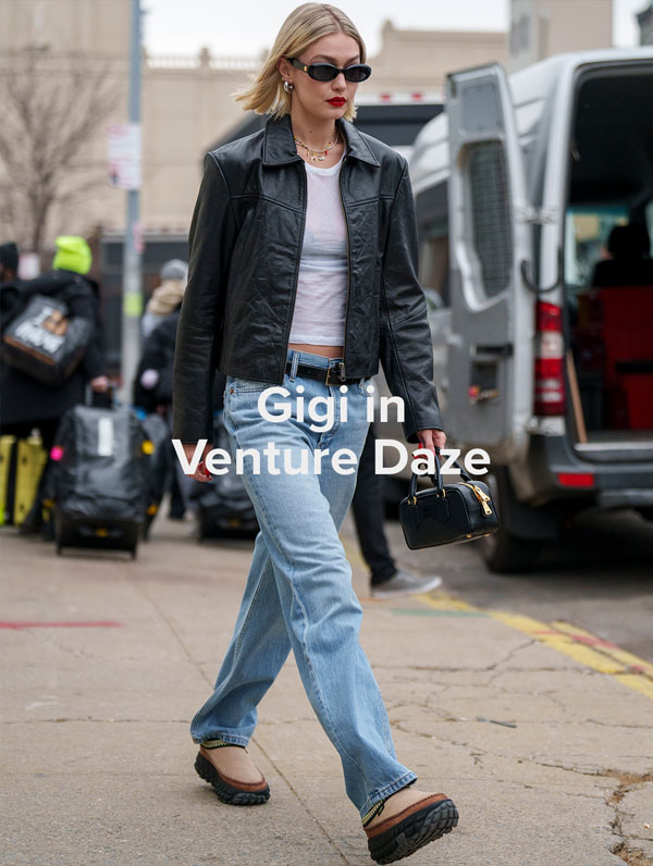 UGG: Spotted: Gigi Hadid in Venture Daze | Milled