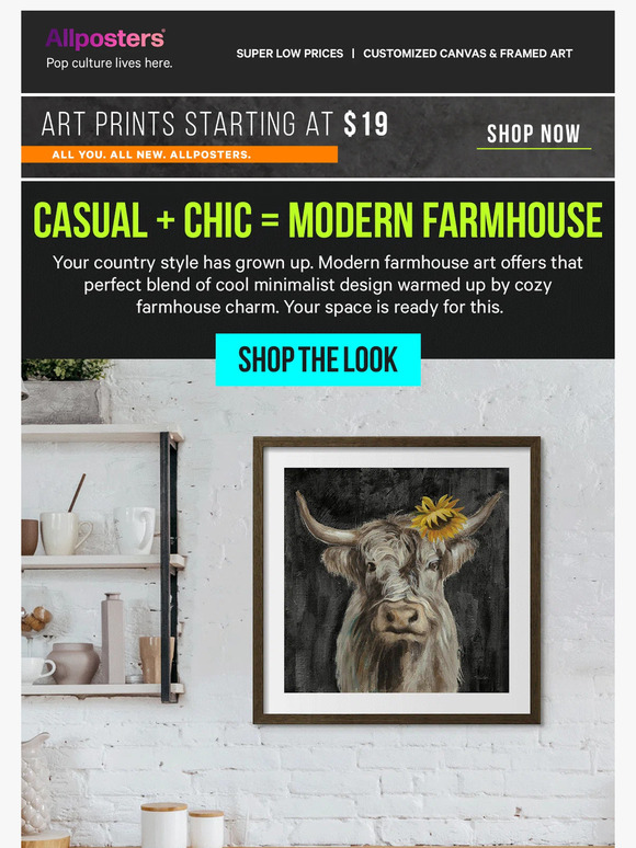 AllPosters: Meet modern farmhouse art | Milled