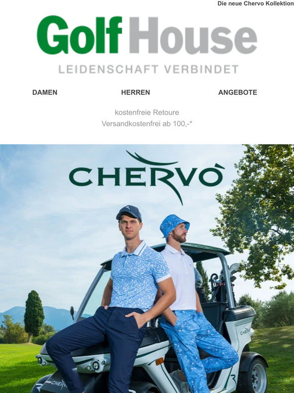 Golf House: Jetzt die neuen Chervo Kollektion entdecken | Milled