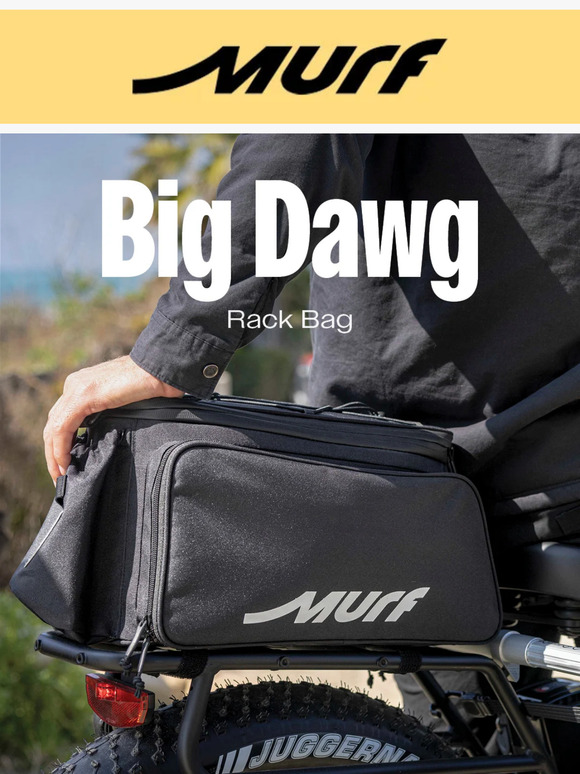 MURF Electric Bikes: Meet The Big Dawg Rack Bag | Milled