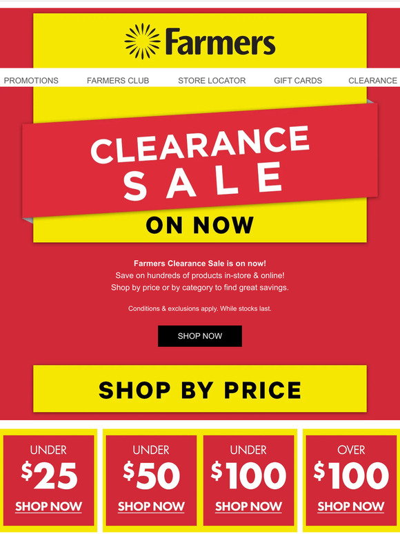 Farmers: Amazing prices in the Farmers Clearance Sale continue! | Milled