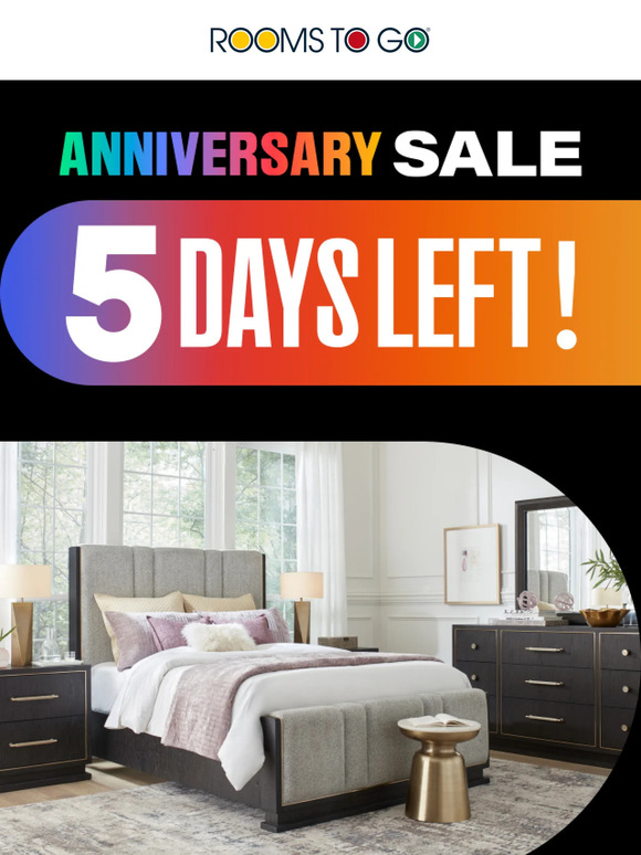 Rooms To Go Kids: You say savings, we say HUGE Anniversary Savings ...