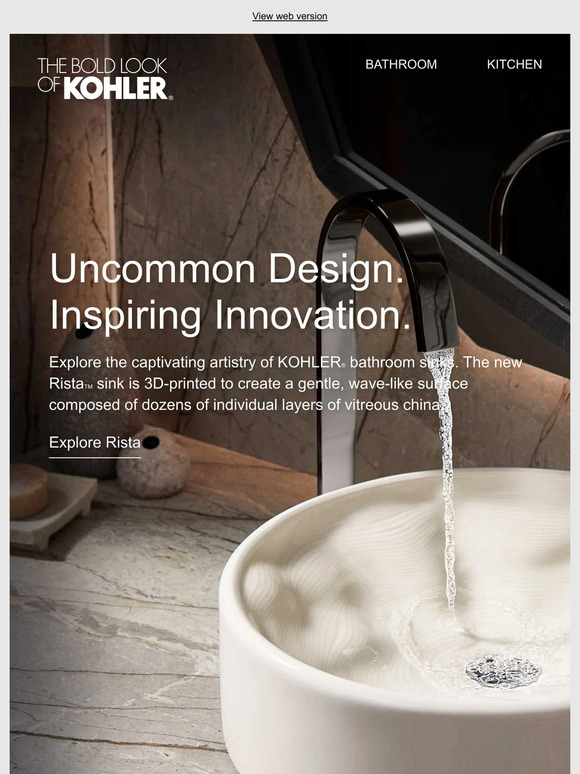 Kohler: Bold Basins: Sinks That Make a Statement | Milled