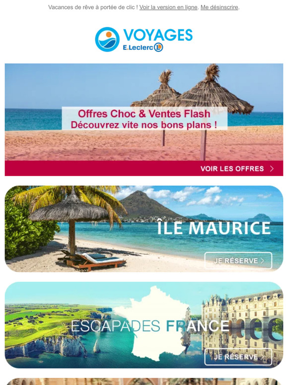 Leclerc Voyages: Plutôt horizons proches ou lointains ? ️☀️ | Milled