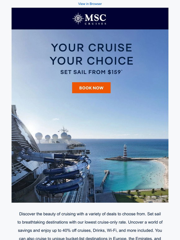 MSC Cruises: Set Sail With Your Choice of Cruise Deals | Milled