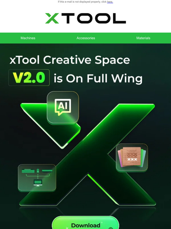 xTool: xTool Creative Space V2.0 Now Available for Everyone!📣 | Milled