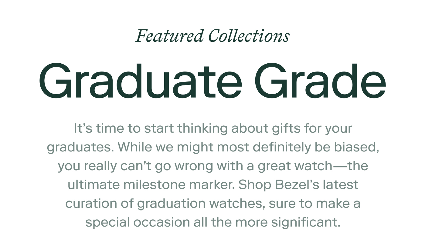 Bezel: The ultimate milestone marker for the Class of 2024 | Milled