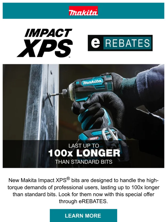 Makita: Makita Impact XPS® 45-Piece Bit Set Does More | Milled
