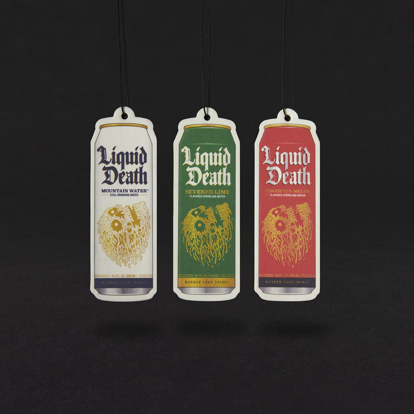 Liquid Death: Fresh To Death Air Fresheners | Milled