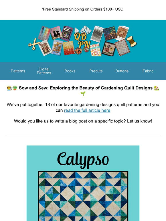 Quilt Patterns: New Quilt Pattern from Villa Rosa Designs! | Milled