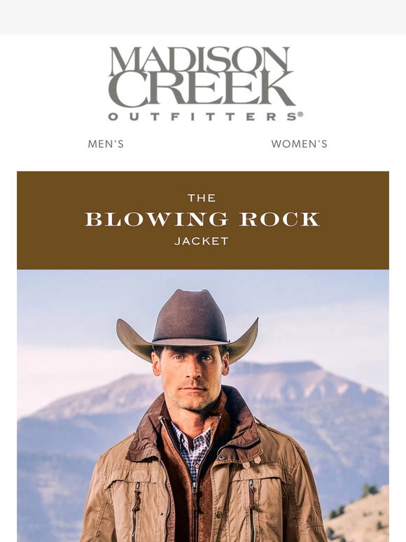 Madison Creek Outfitters: The Madison Creek Blowing Rock Jacket | Milled