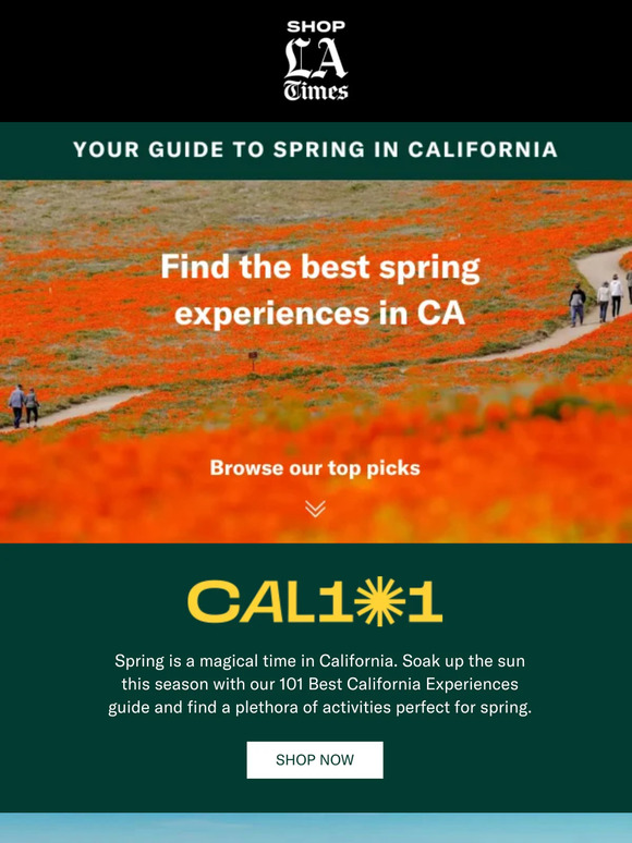 Los Angeles Times: The best spring experiences in California 🌿 | Milled