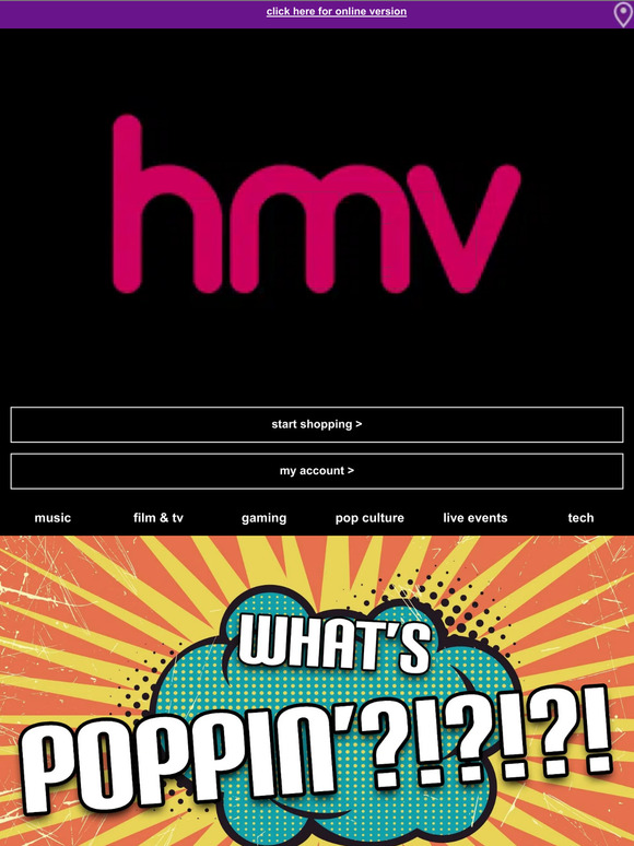 HMV: What's Poppin? + The Skywalker Saga Complete Boxset | Milled