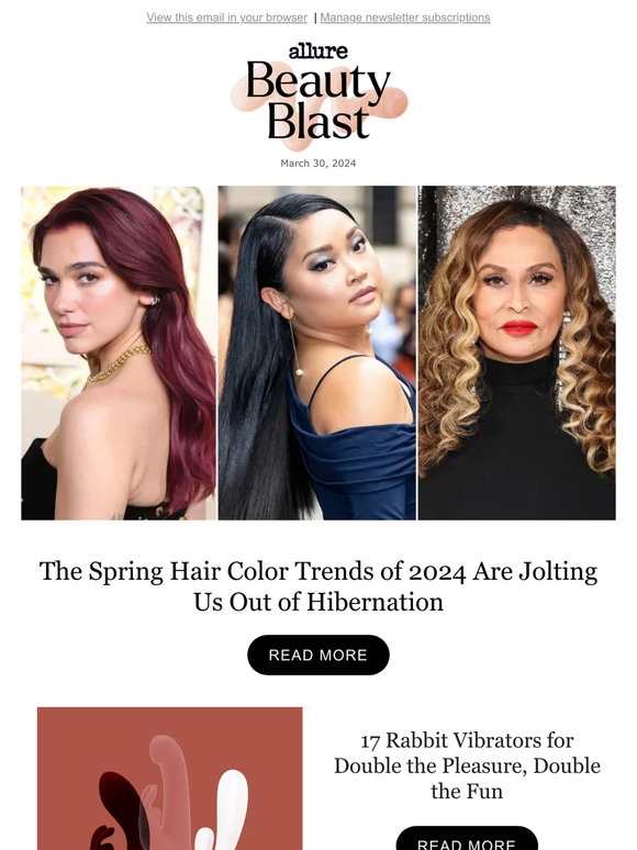 Allure: The Top Spring Hair Color Trends of 2024 | Milled
