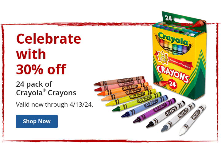 Office Depot: Celebrate National Crayon Day! Get 30% off Crayola ...