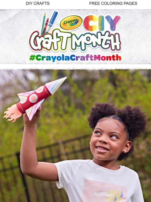 Crayola: Create a Rocket Ship from Paper Towels! | Milled