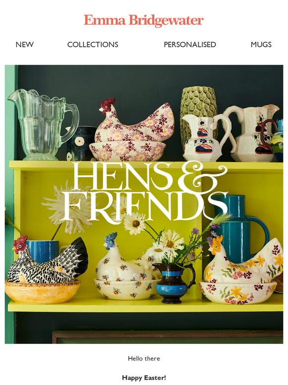 Emma Bridgewater: 🐔 Hens (& Friends) on Nests for All 🐔 | Milled