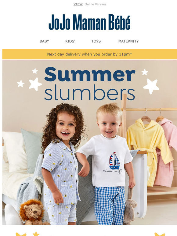 Jojo Maman Bébé: Kids' pyjamas for sweet dreams | Milled