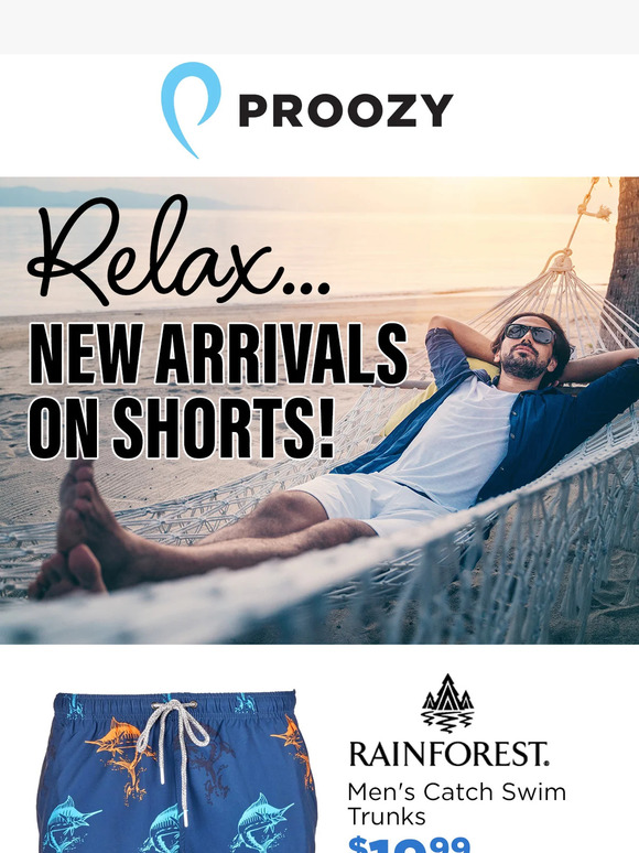 Proozy: $17 Chaps Shorts | $16 Trunks 8" Swim Shorts | $20 Rainforest ...