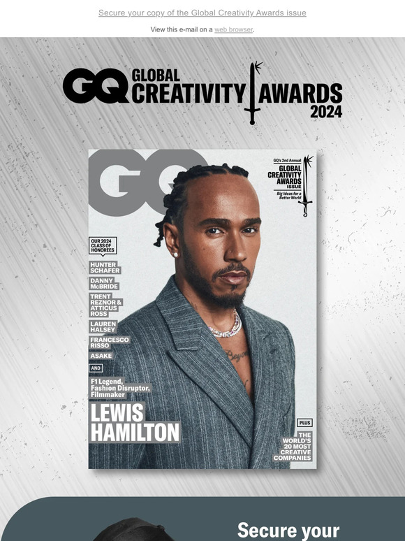 GQ: The April issue is here featuring Lewis Hamilton | Milled