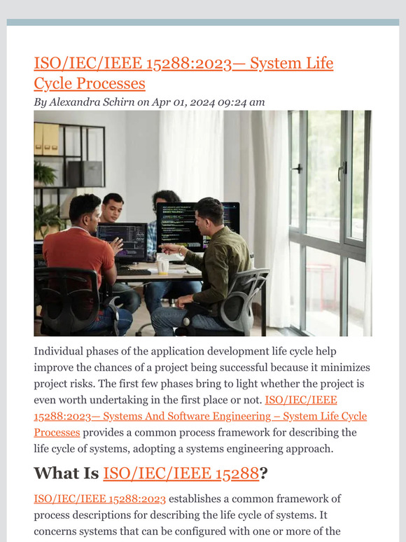 ANSI: New from the ANSI Blog: ISO/IEC/IEEE 15288:2023— System Life ...