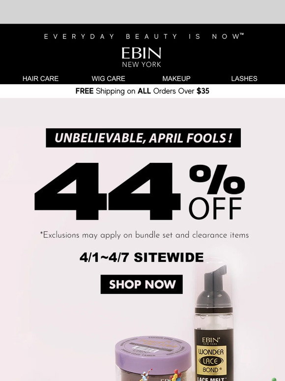 EBIN NEW YORK: Unbeatable deals to make you smile 😄💞 | Milled