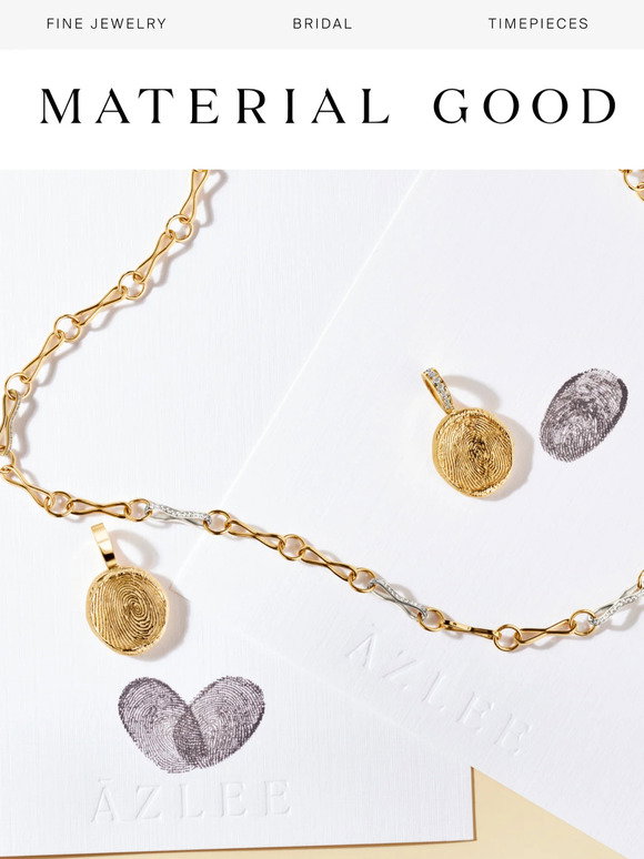 Material Good: Uniquely yours, introducing the fingerprint charm | Milled