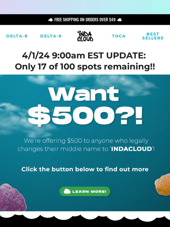 Indacloud: Want $500? | Milled
