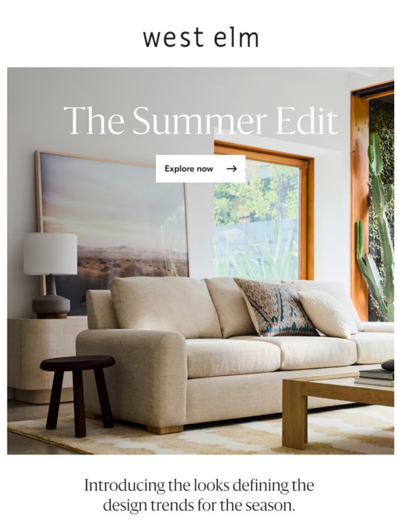 West Elm: The season's newest looks are here! | Milled