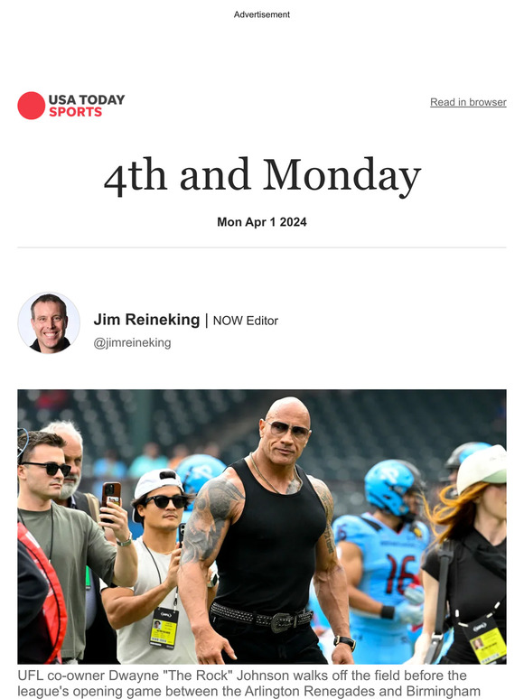 USA TODAY: UFL kicks off 2024 season: Did you watch? | Milled