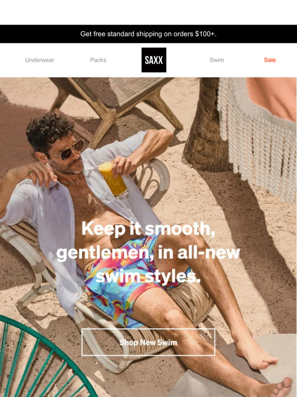 SAXX: Slip into all-new tangle-free swim styles | Milled