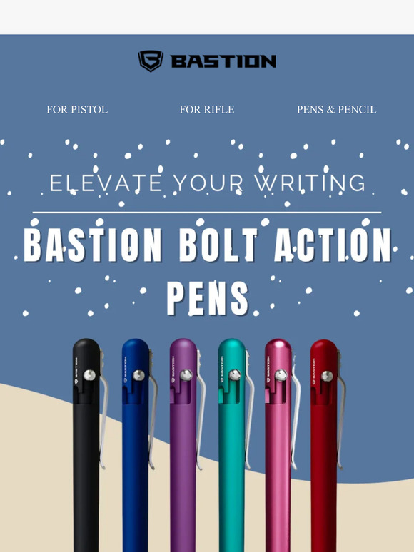 Bastion Gear: Discover Our Bolt-Action Beauties! 🖊️ | Milled