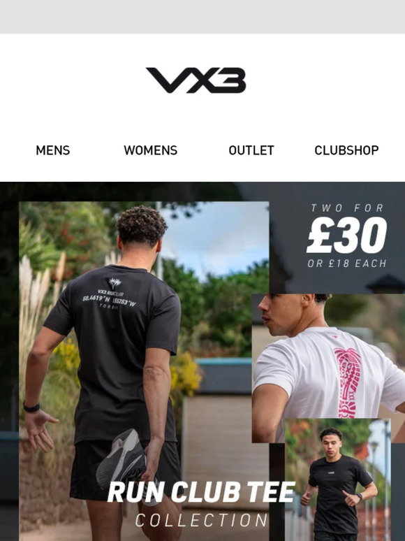VX3: Introducing Our New VX3 Run Club Tee Collection | Milled