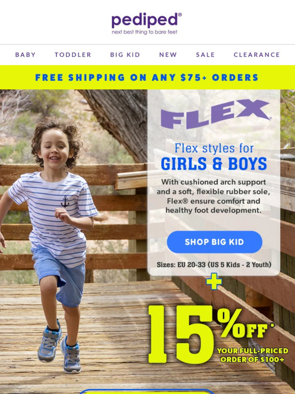 Pediped: Fresh Spring FLEX Styles for Girls & Boys! | Milled