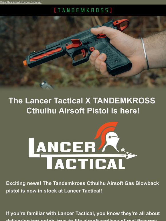 Tandemkross: Lancer Tactical X TANDEMKROSS: the Airsoft Pistol You NEED ...