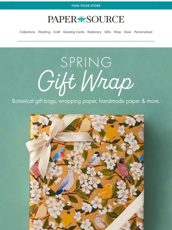 Paper Source: Refresh Your Wrap Station With Spring Colors 🌸 | Milled