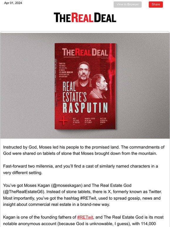 The Real Deal: 🗞️ Behind the unraveling of Nir Meir | Inside the April ...